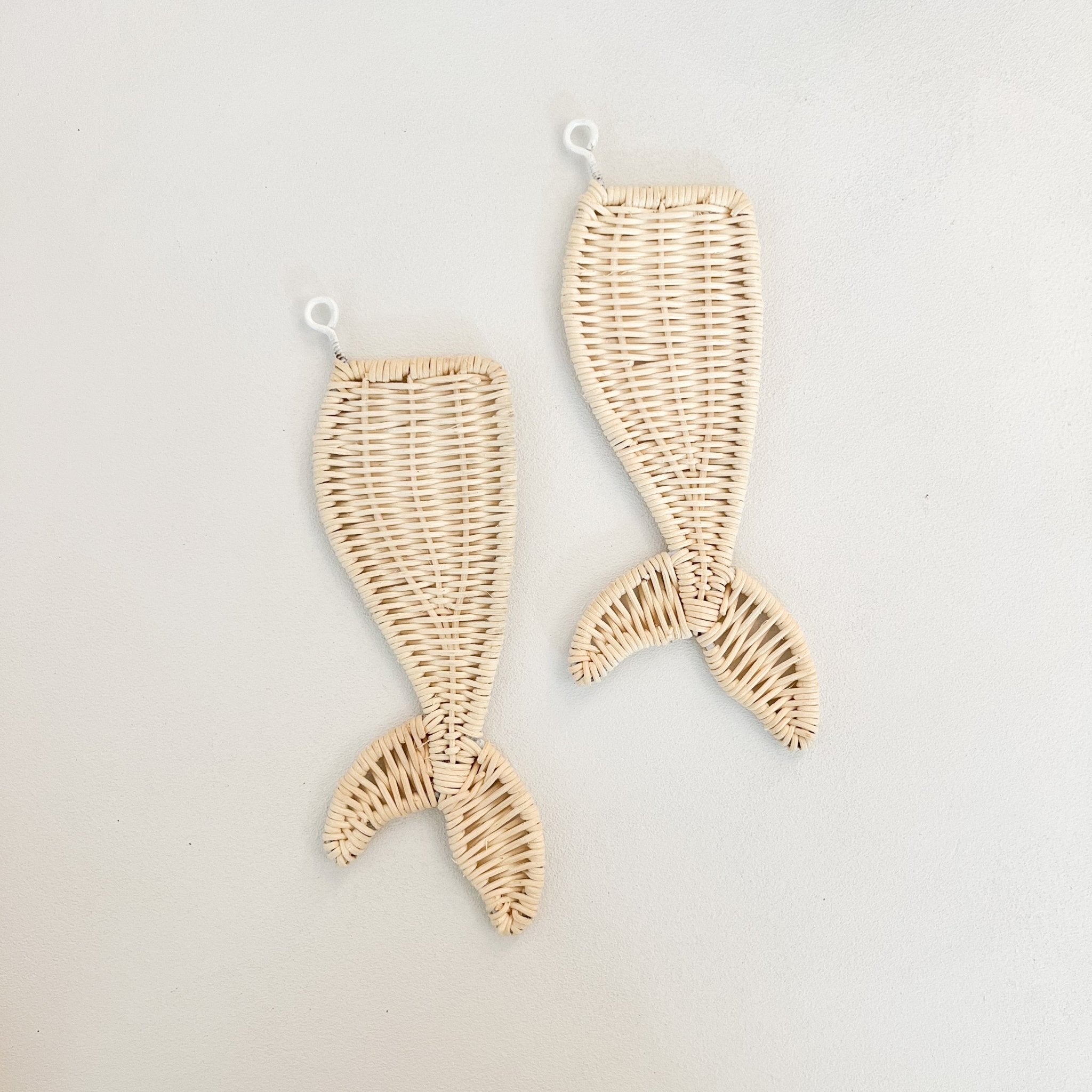 Mermaid Tail - Small - Rattan Wall Decor