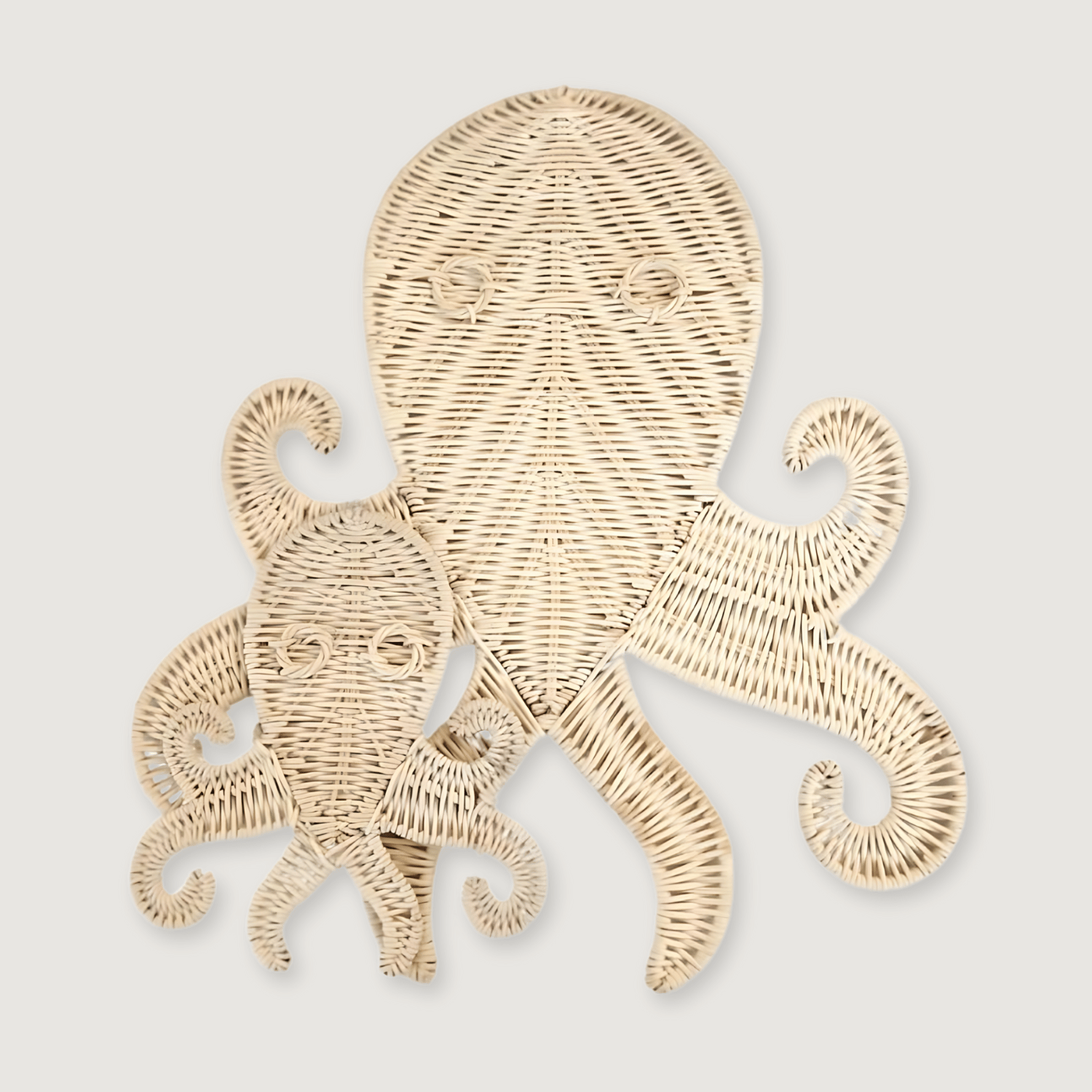 Octopus Large - Kids Rattan Wall Decor